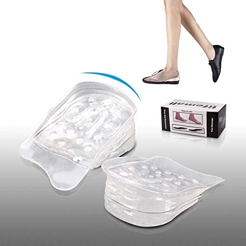 Importikaah 5-Layer Silicone Gel Insole - Comfortable Height Increase ...